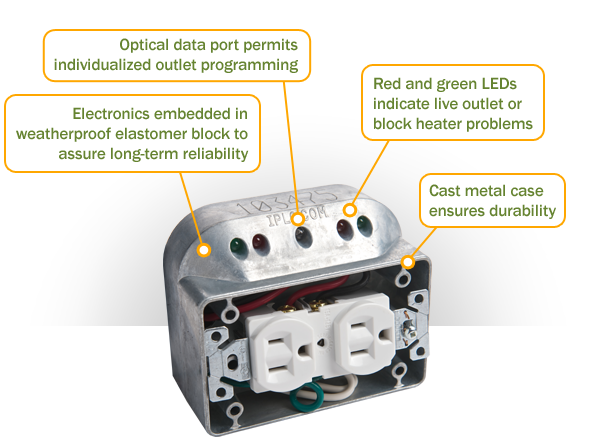 M210, Smart power receptacle, Smart Outlet, Smart plug, IPLC - Parking ...